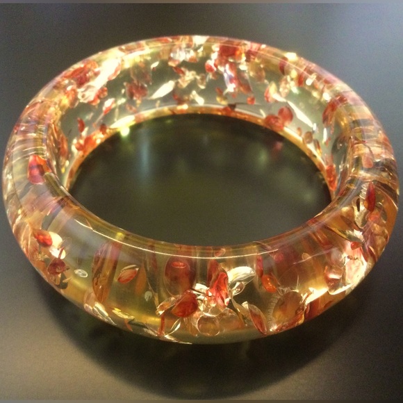 Jewelry | Vintage Amber Bangle Bracelet | Poshmark